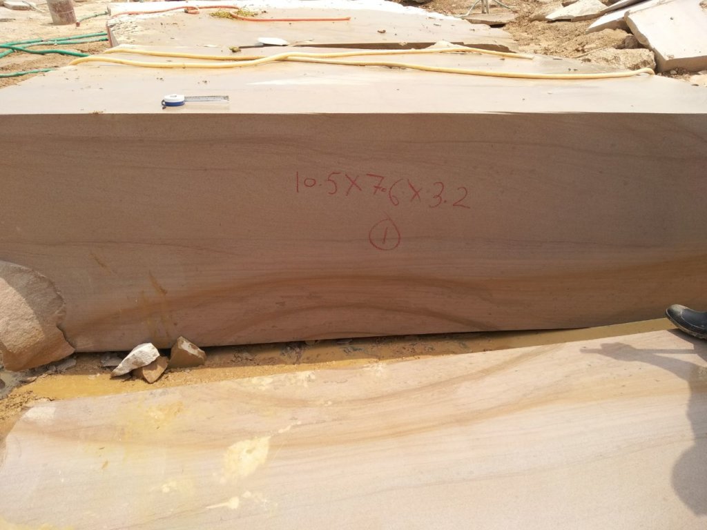 Buff Sandstone Blocks - Natural Stone Depot Pvt. Ltd