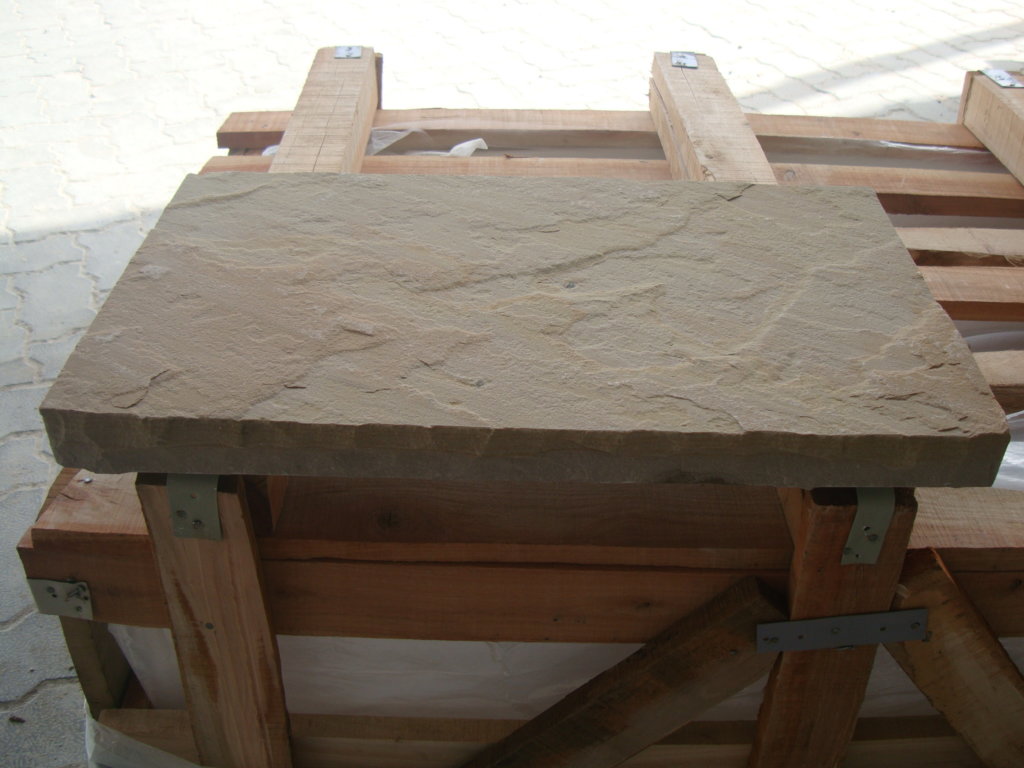 Buff Sandstone Wall Caps - Natural Stone Depot Pvt. Ltd