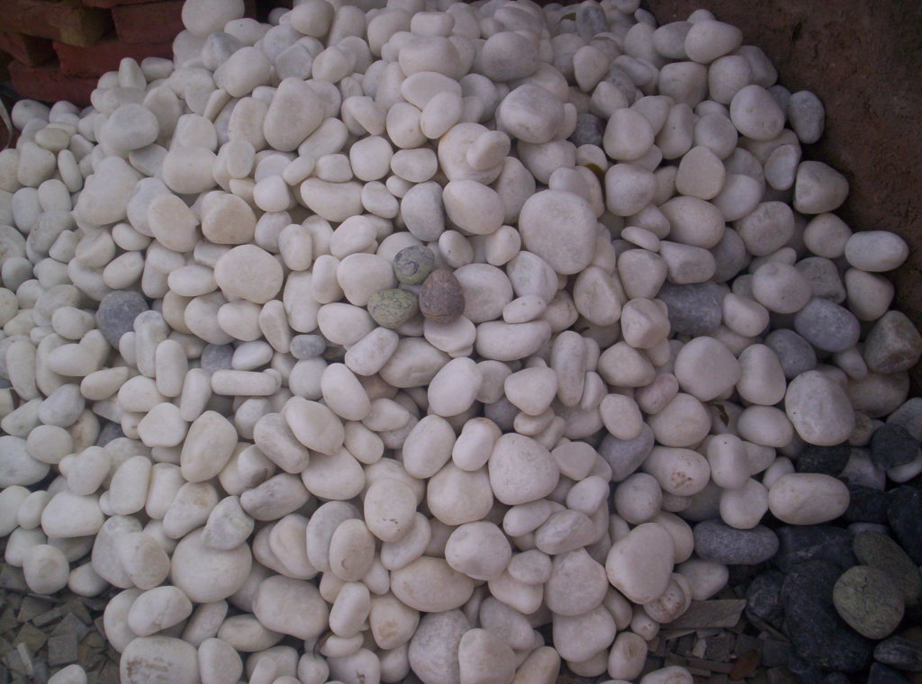 White Marble Pebbles - Natural Stone Depot Pvt. Ltd